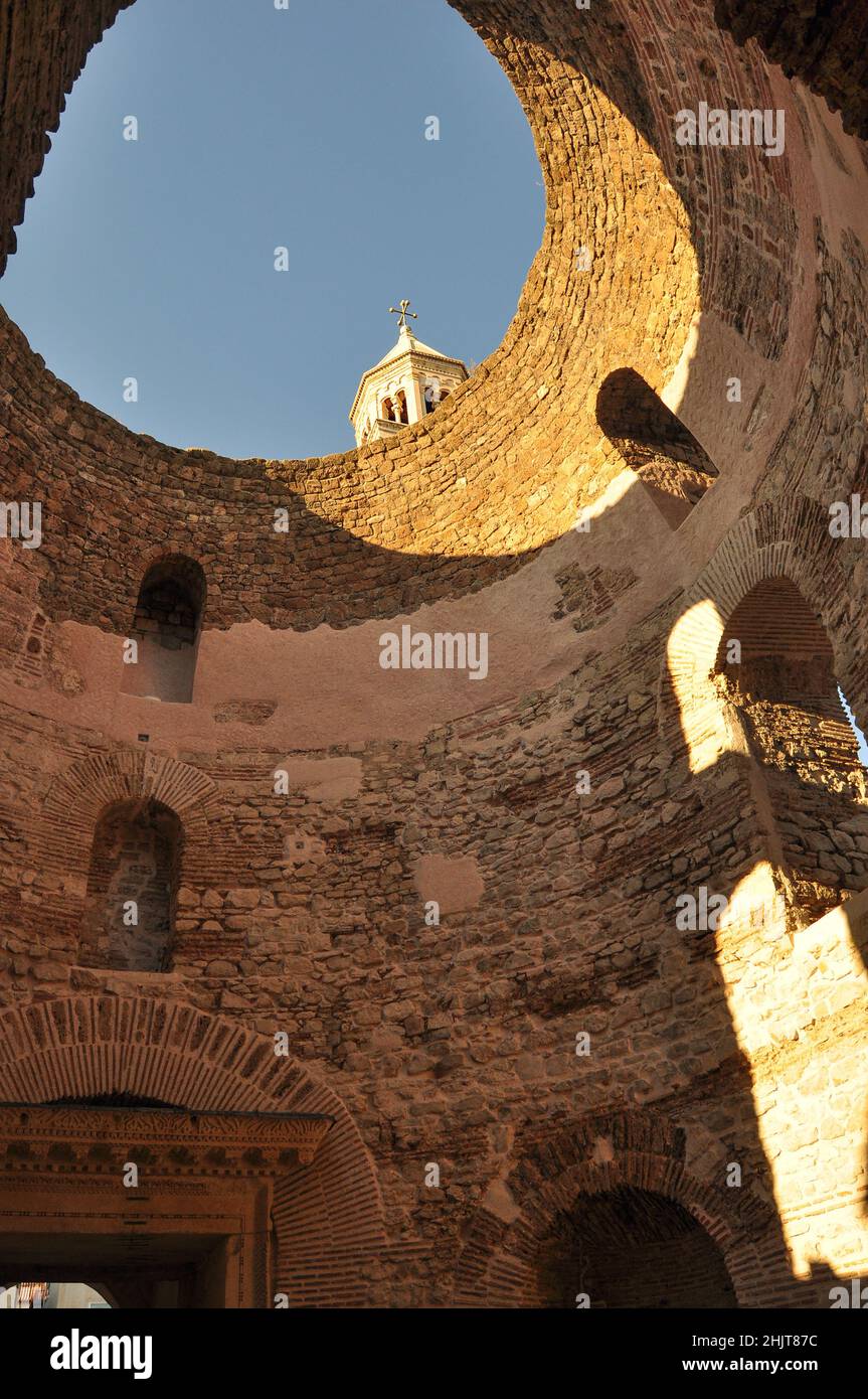Vestibule of Diocletian's Palace in Split, Croatia Stock Photo - Alamy