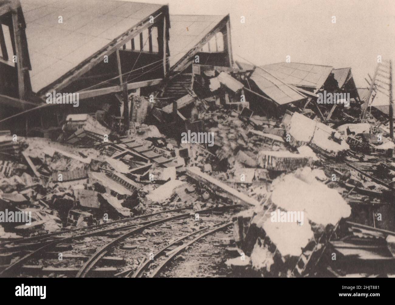 Japan Earthquake 1923: Havoc wrought by the violent shocks at Koyama ...