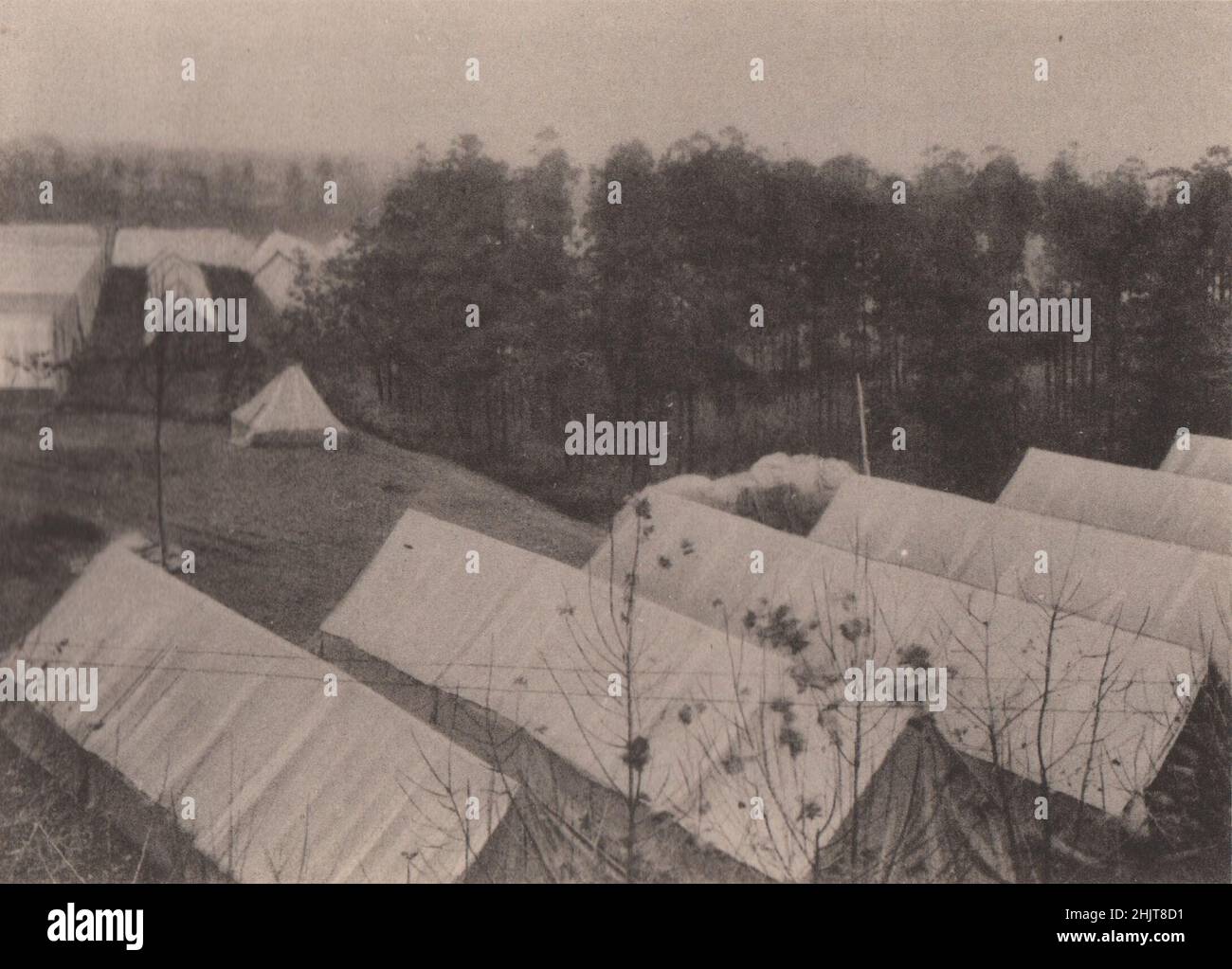 Japan Earthquake 1923: America Red cross Tent Hospital in Tokyo Stock ...