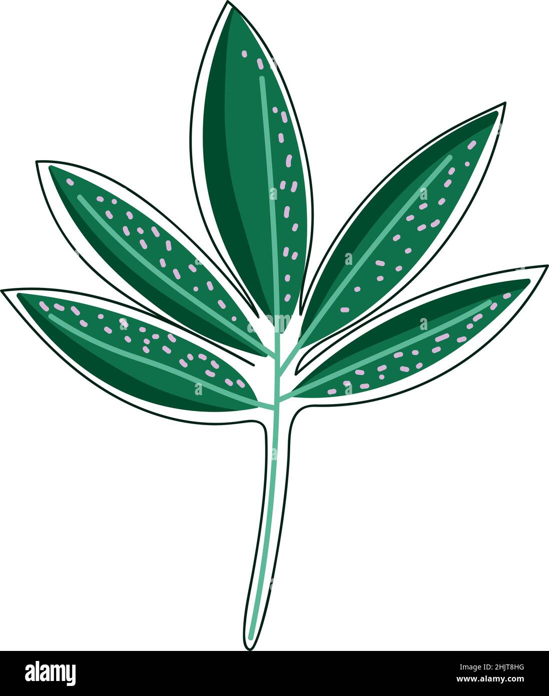plant leaves icon Stock Vector Image & Art - Alamy