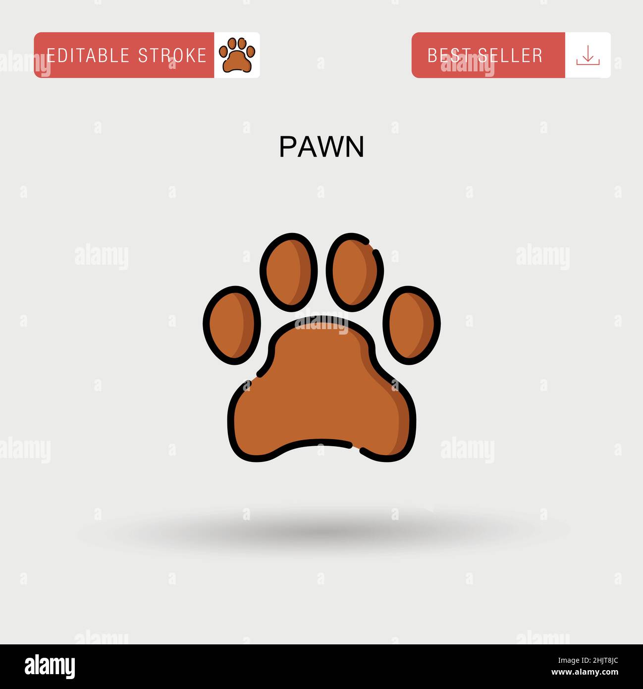 Gold pawn Stock Vector Images - Alamy