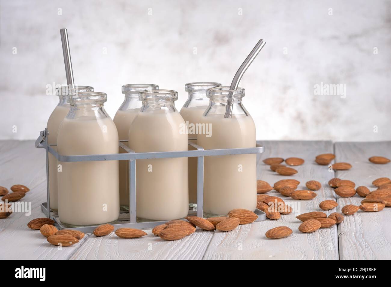 Almond milk drink hi-res stock photography and images - Alamy