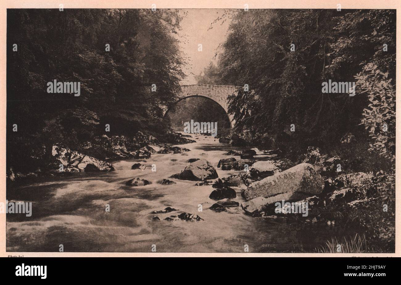 Deveron Bridge, Huntly. Aberdeenshire (1913 Stock Photo - Alamy