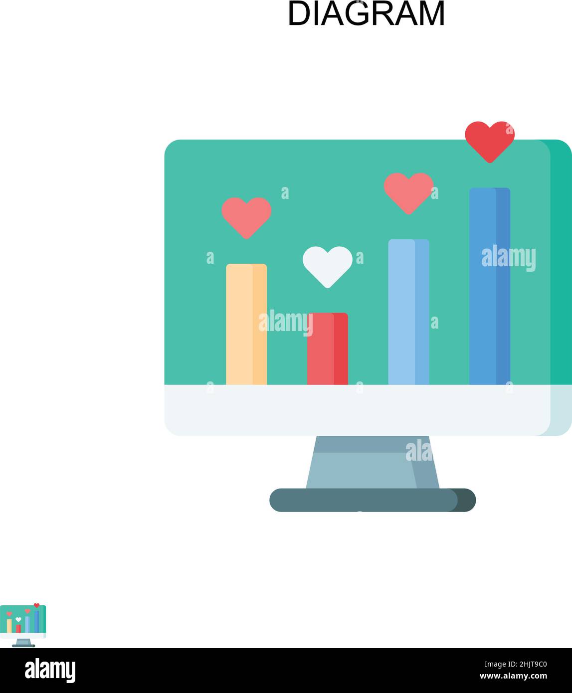 Simple infographic diagram hi-res stock photography and images - Alamy