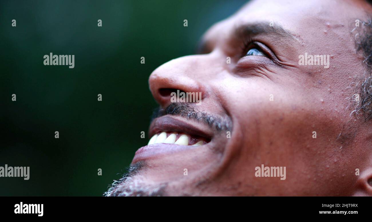 Young woman face opening eyes hi-res stock photography and images - Alamy