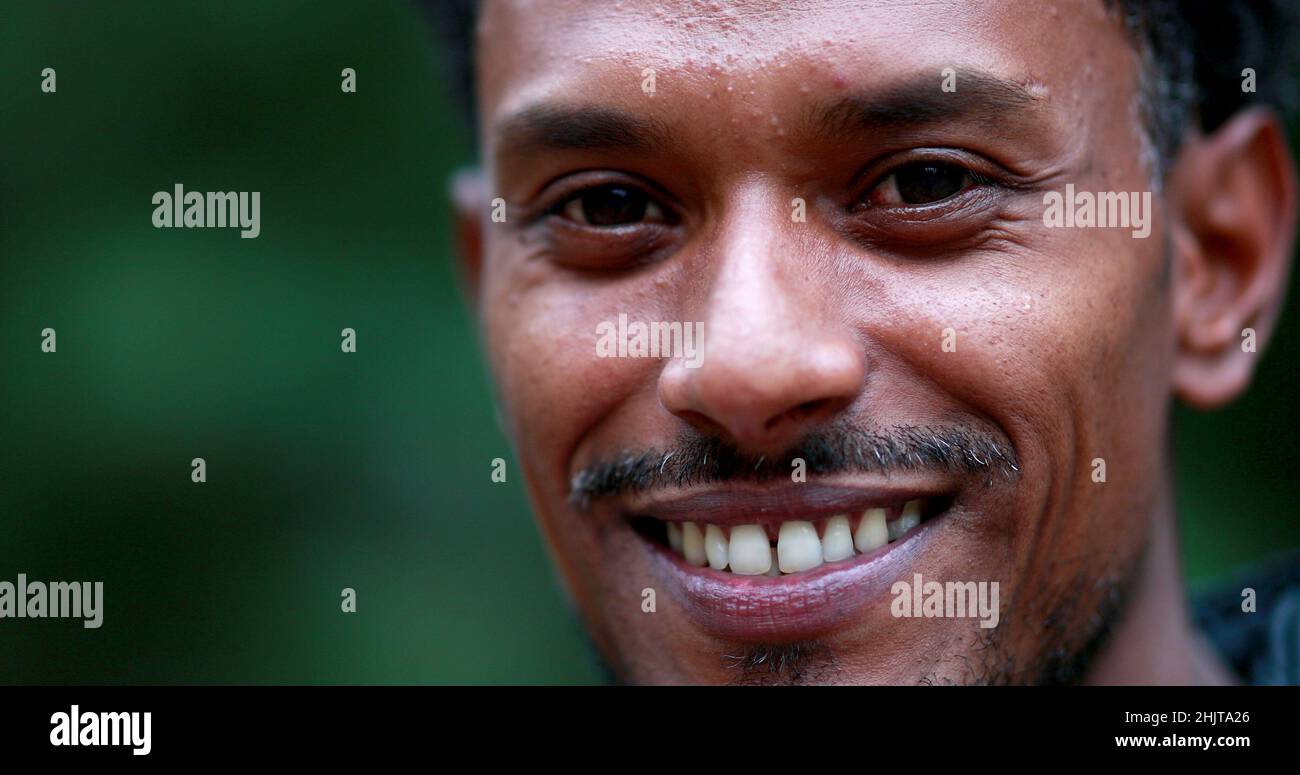 Hispanic man african descent smiling hi-res stock photography and ...