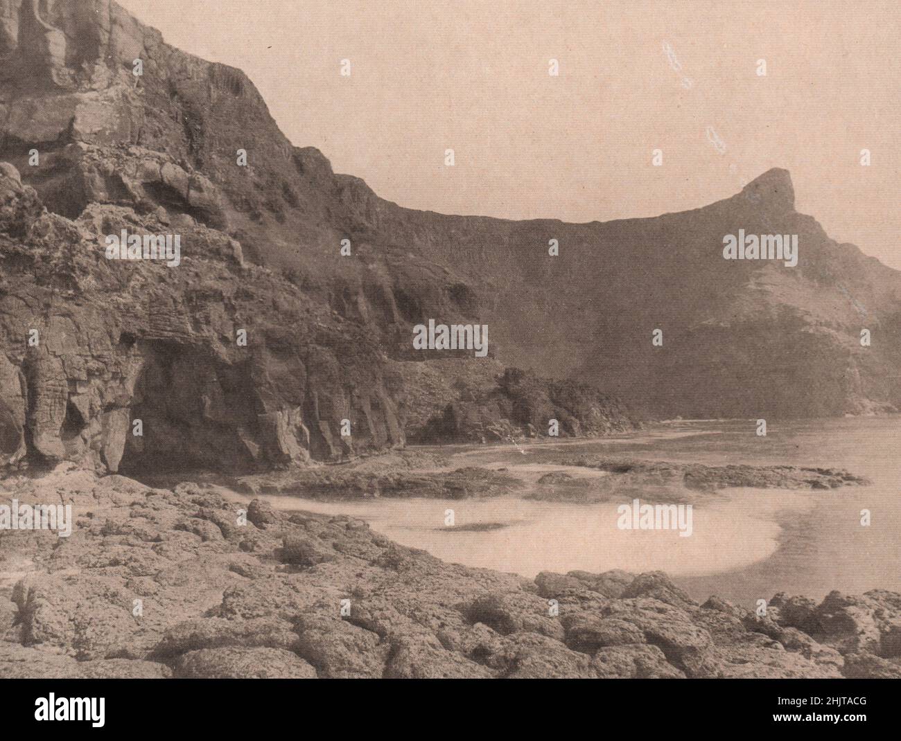 Giant's Amphitheatre, Giant's Causeway. County Antrim (1913 Stock Photo ...