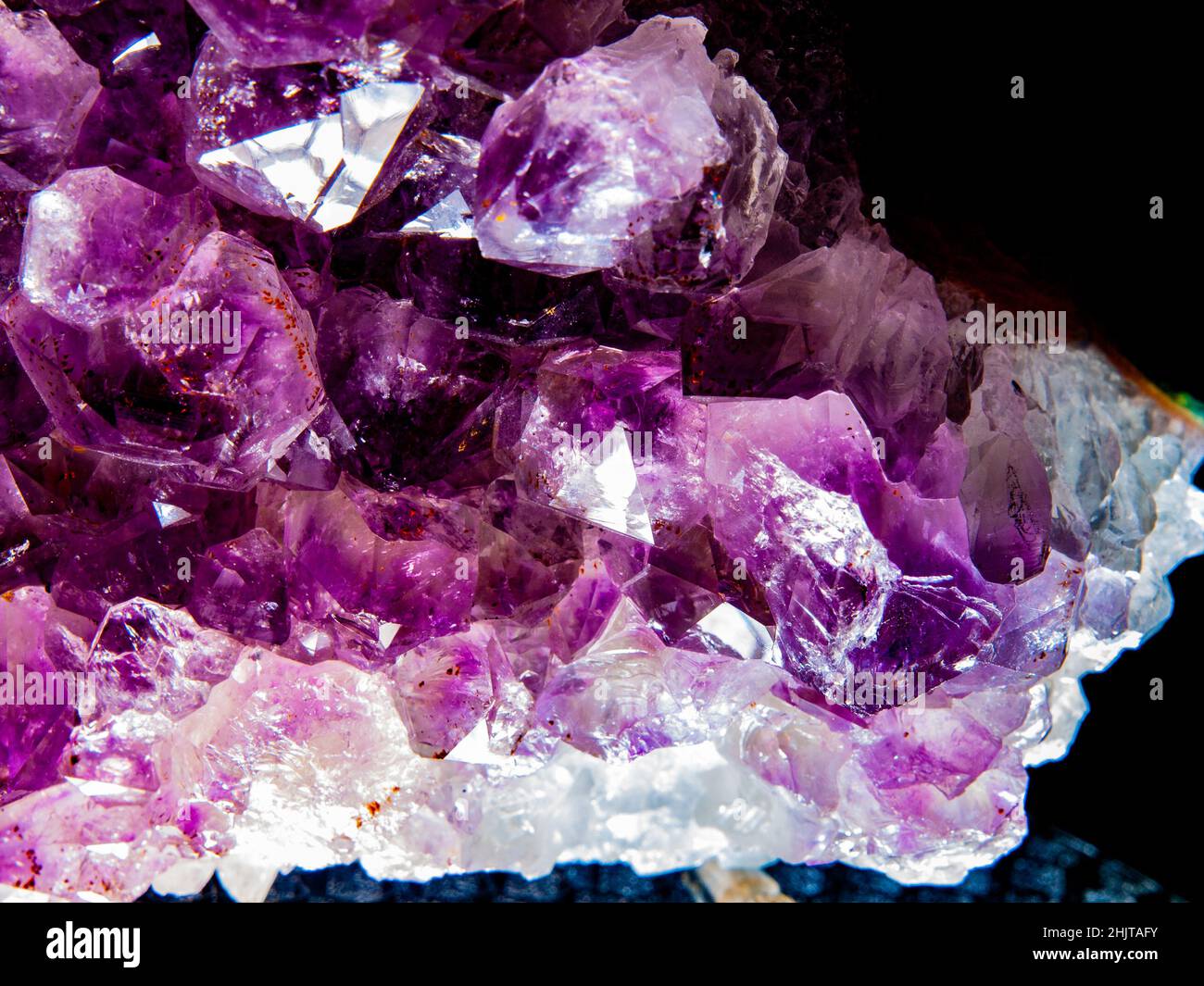 Amethyst Crystal February Birthstone Stock Photo - Alamy