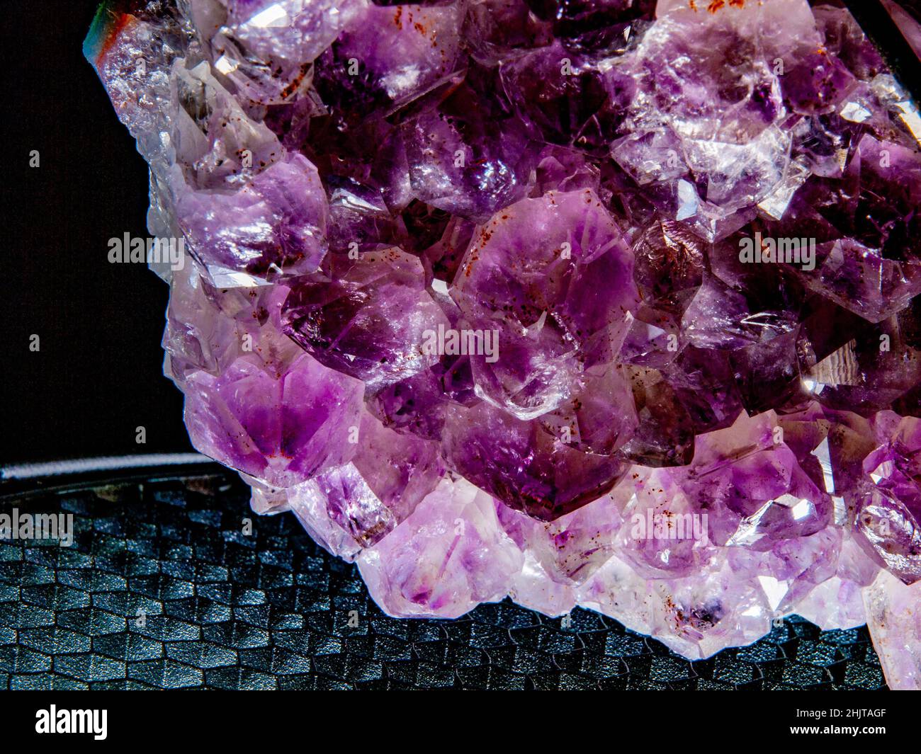 Amethyst Crystal February Birthstone Stock Photo - Alamy