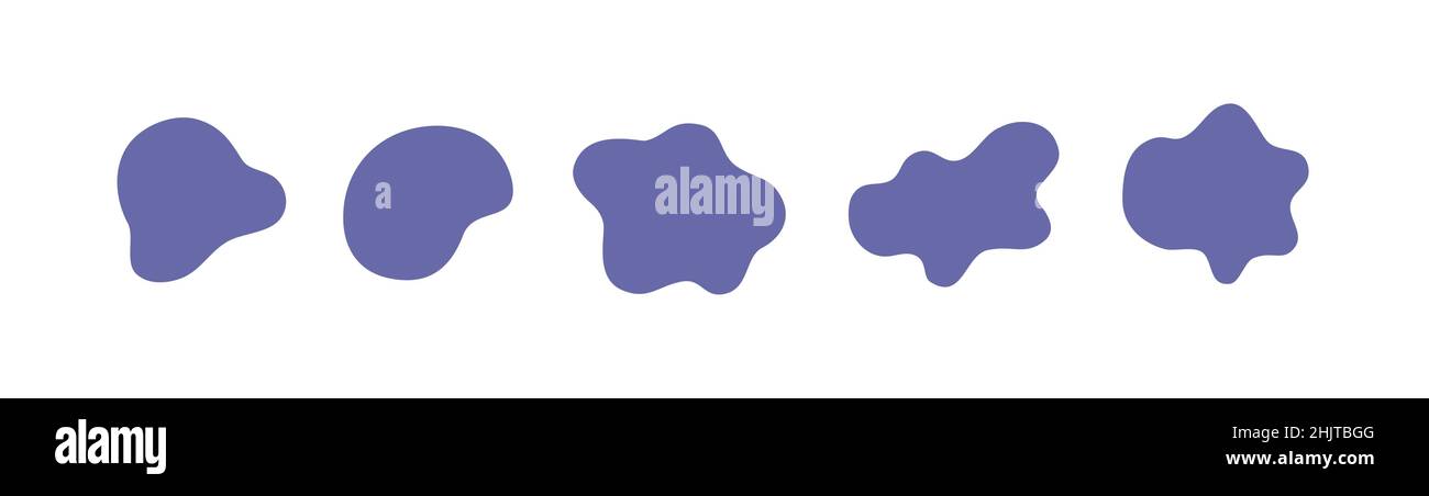 Organic abstract fluid shape Cut Out Stock Images & Pictures - Alamy