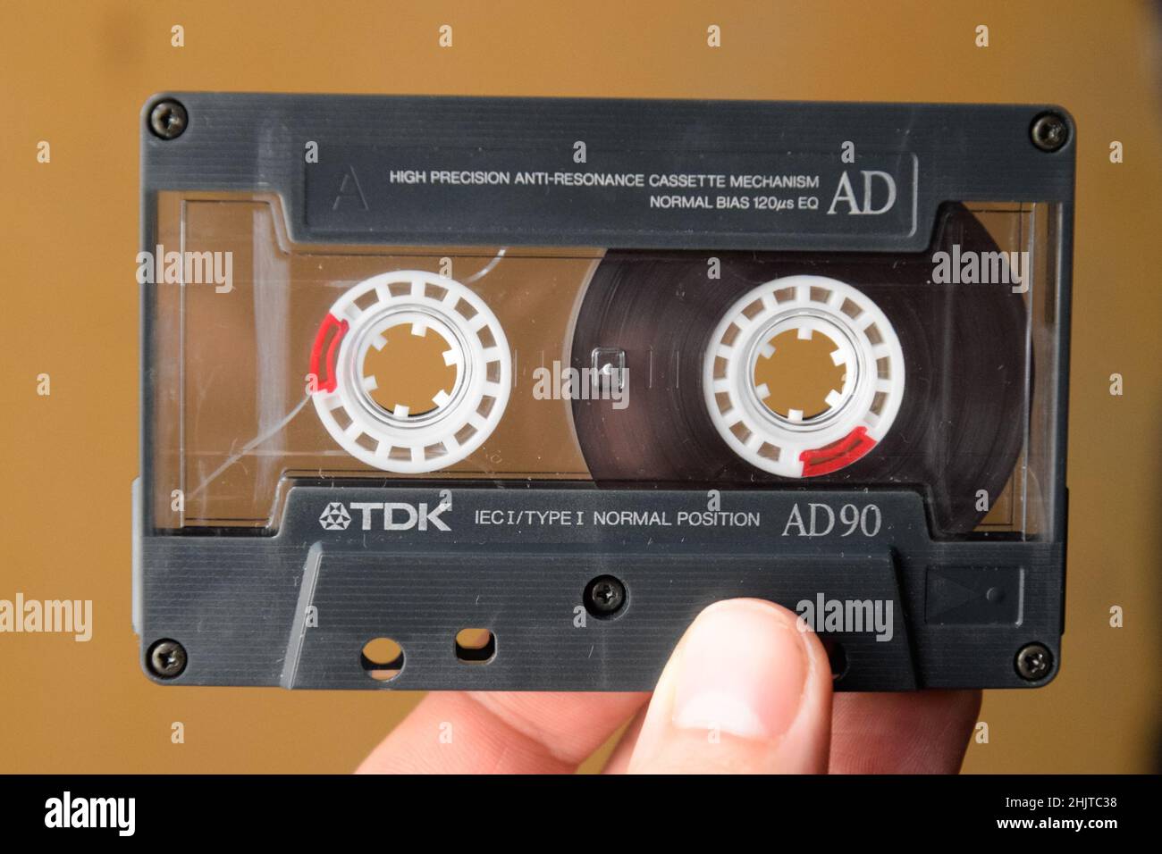Vintage audio cassette. Retro music medium, cassette. a Retro Stock ...