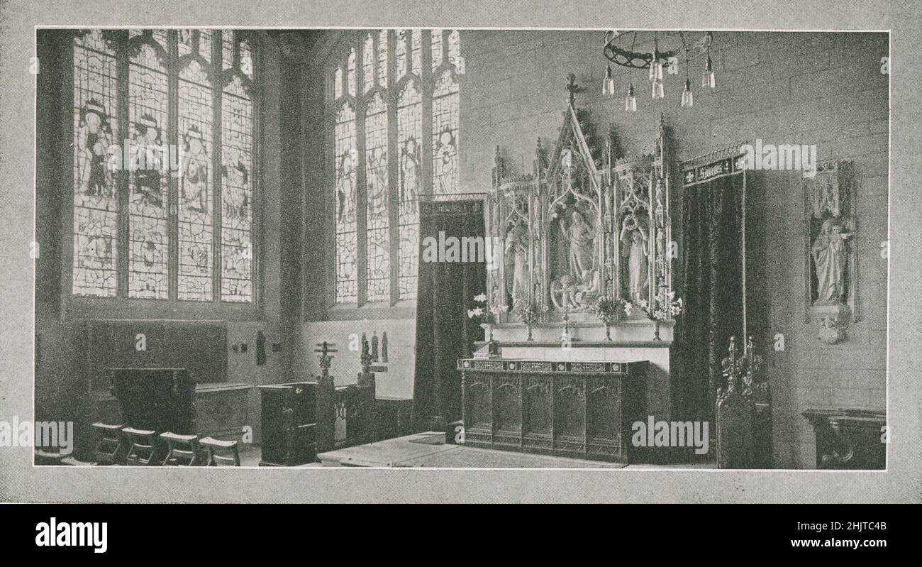 Wenlock Chapel, St. Mary's Church, Luton. Bedfordshire (1913 Stock ...
