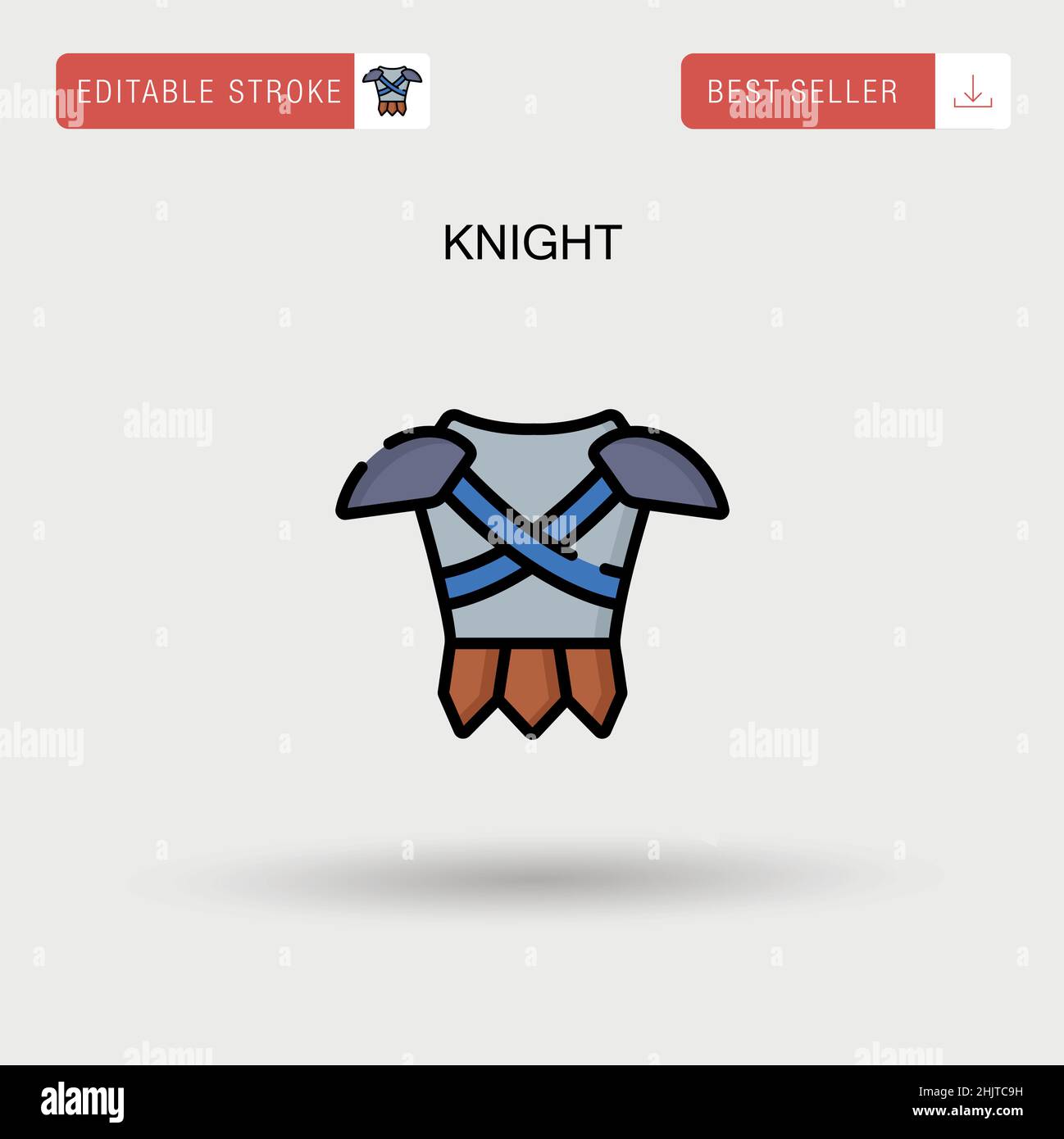 Knight Simple vector icon Stock Vector Image & Art - Alamy