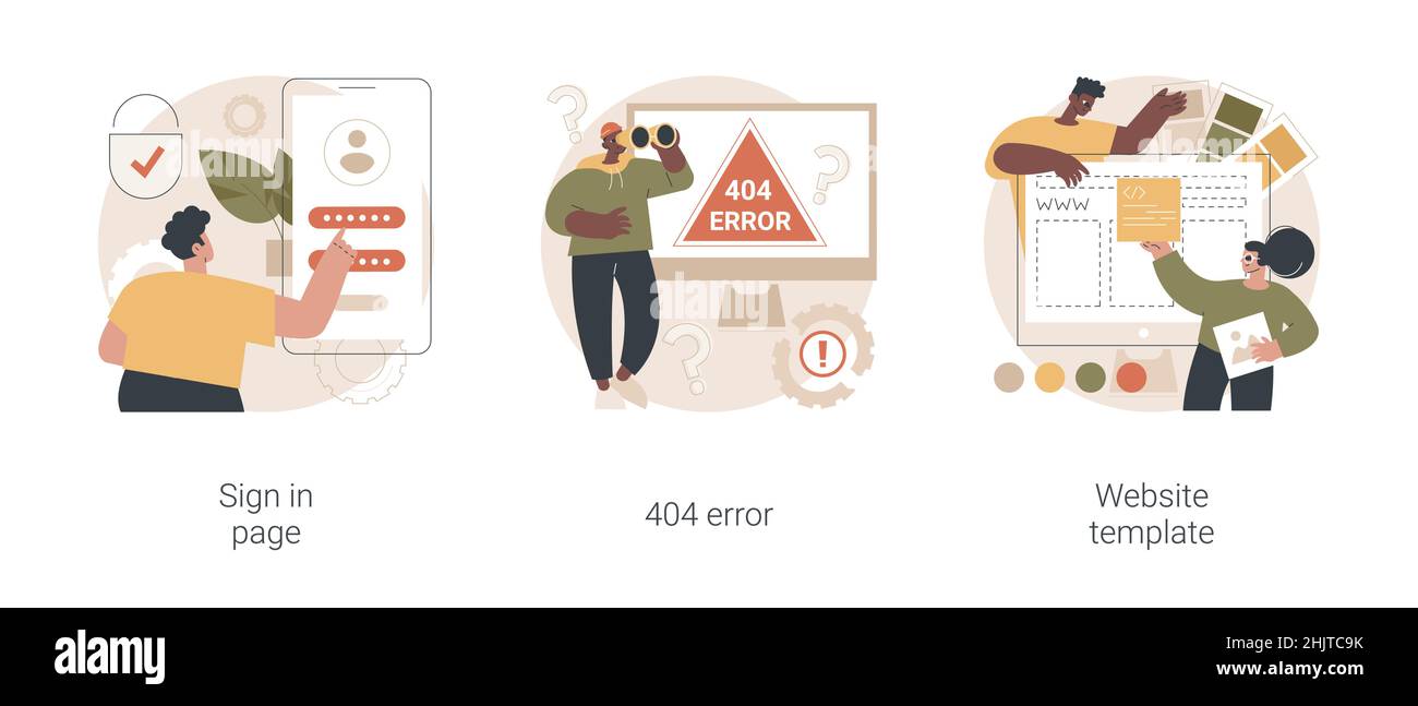 Registration error Stock Vector Images - Alamy