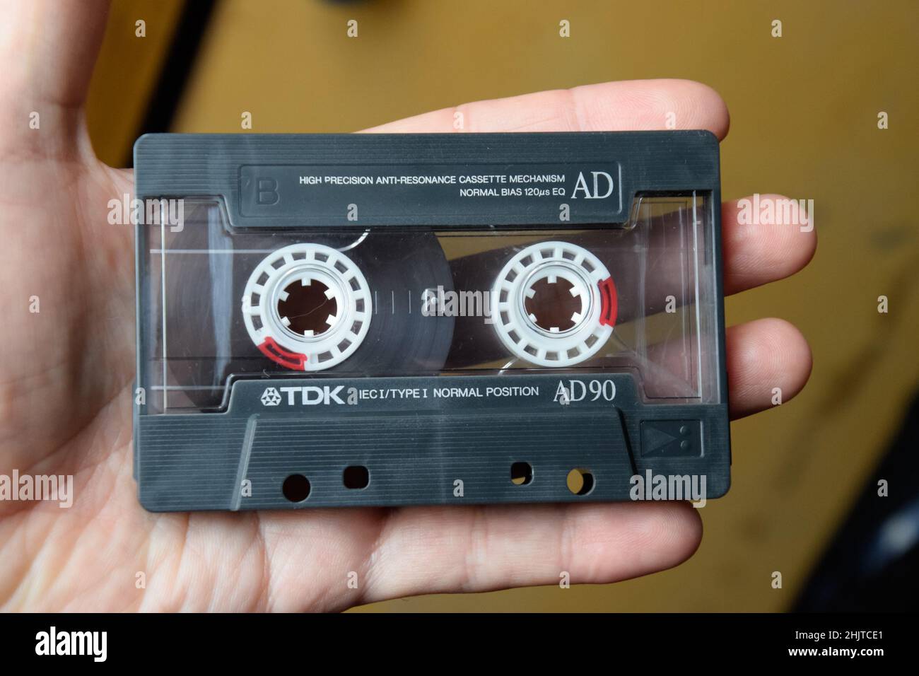 Vintage audio cassette. Retro music medium, cassette. a Retro Stock ...