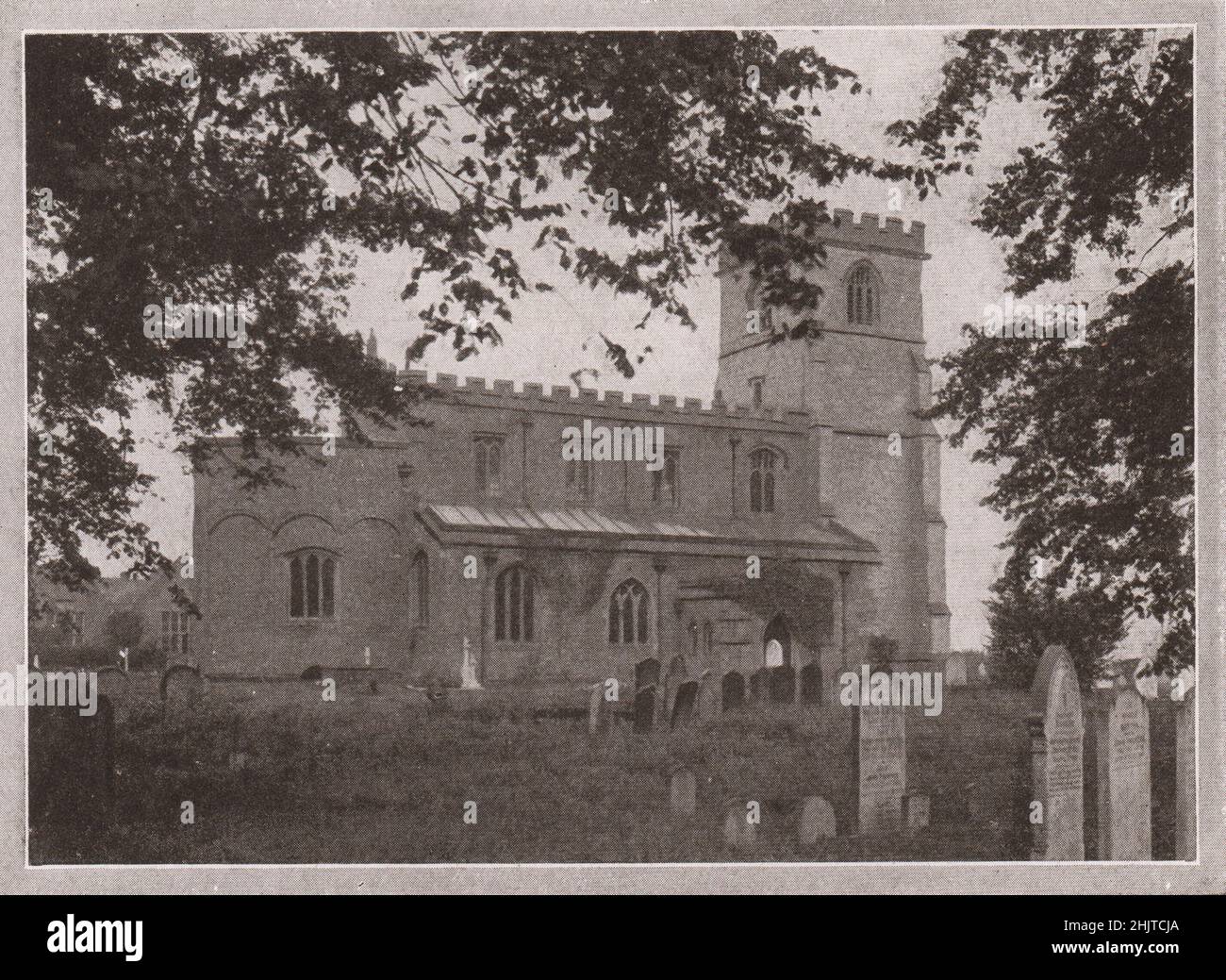 Wing Church. Buckinghamshire (1913 Stock Photo - Alamy