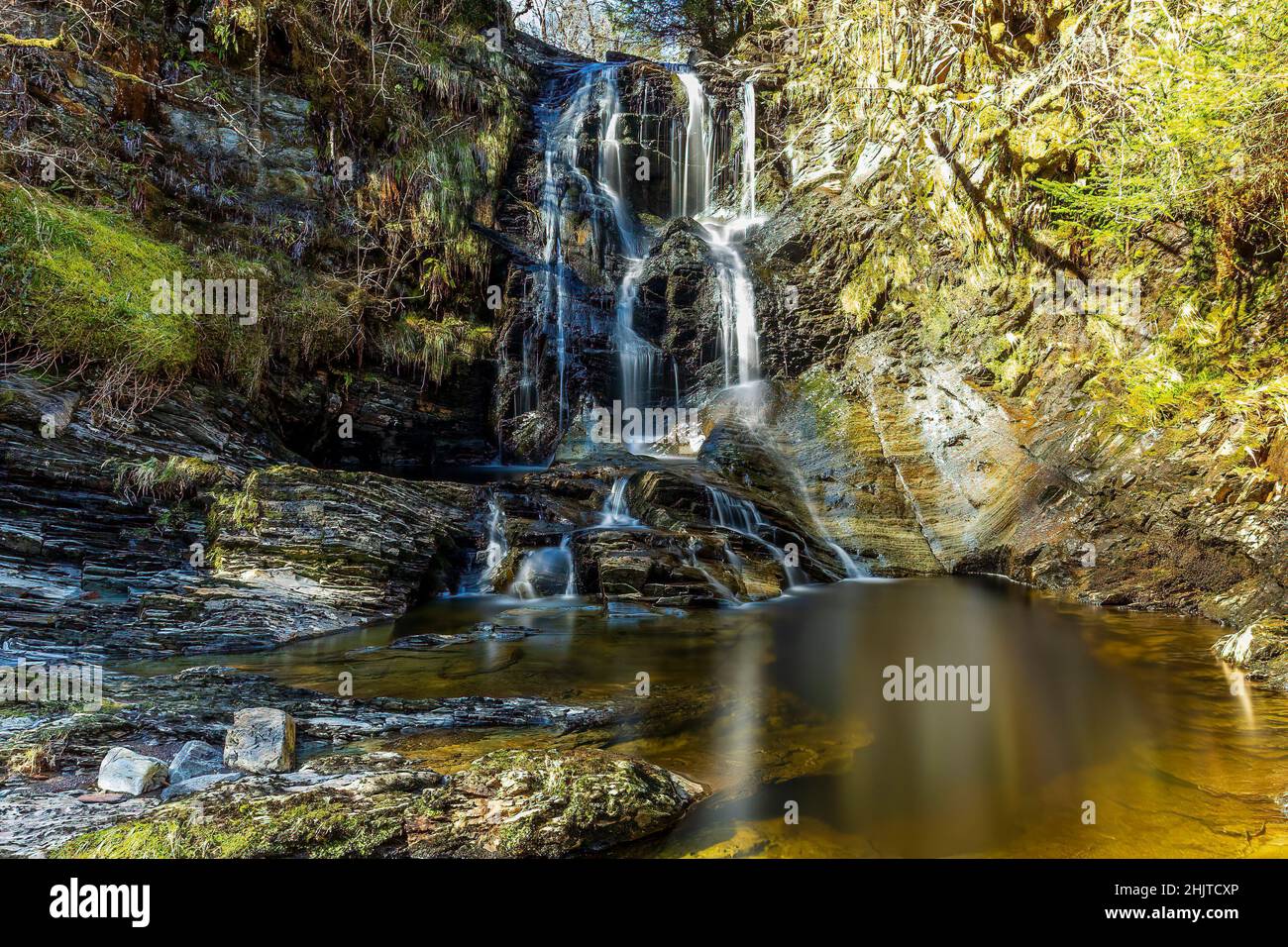 Long exposure waterfall Stock Photo - Alamy