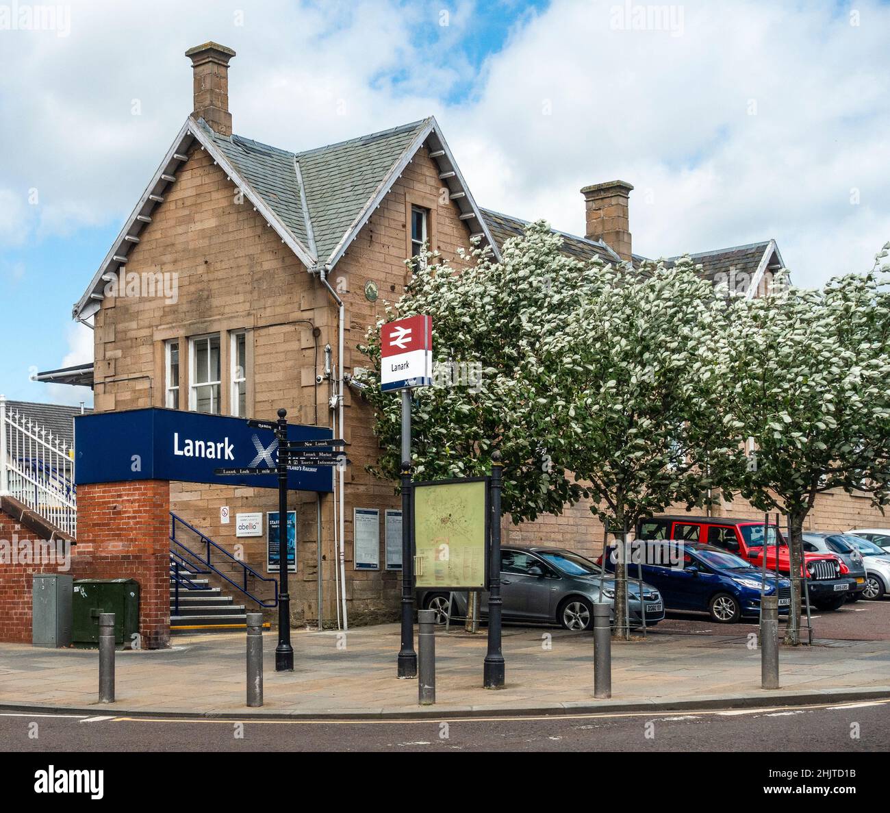 Lanark map hi-res stock photography and images - Alamy