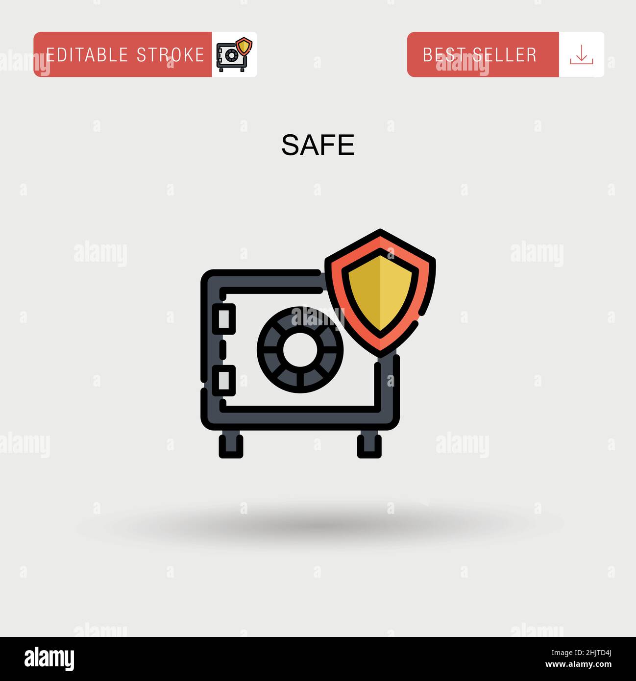 Vector strongbox icon hi-res stock photography and images - Alamy