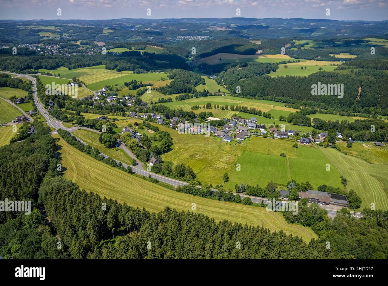 Luftaufnahme von olpe hi-res stock photography and images - Alamy