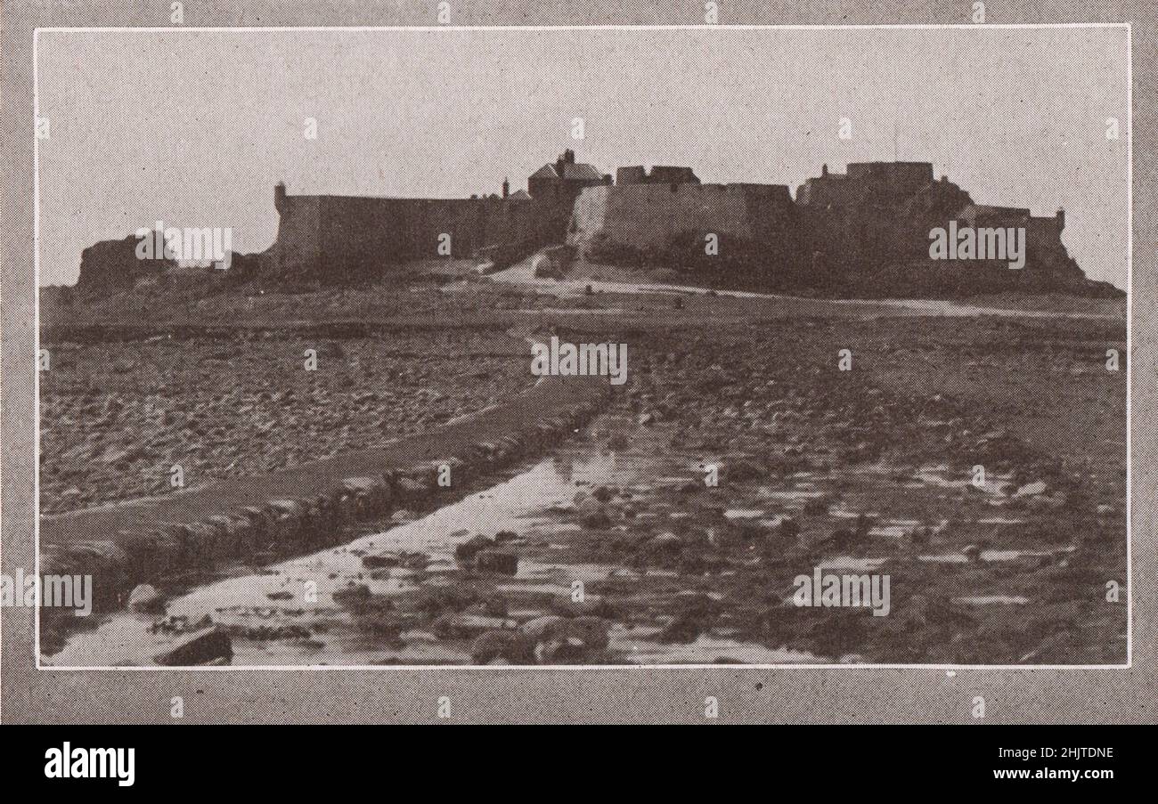 Elizabeth Castle. The Channel Islands (1913 Stock Photo - Alamy