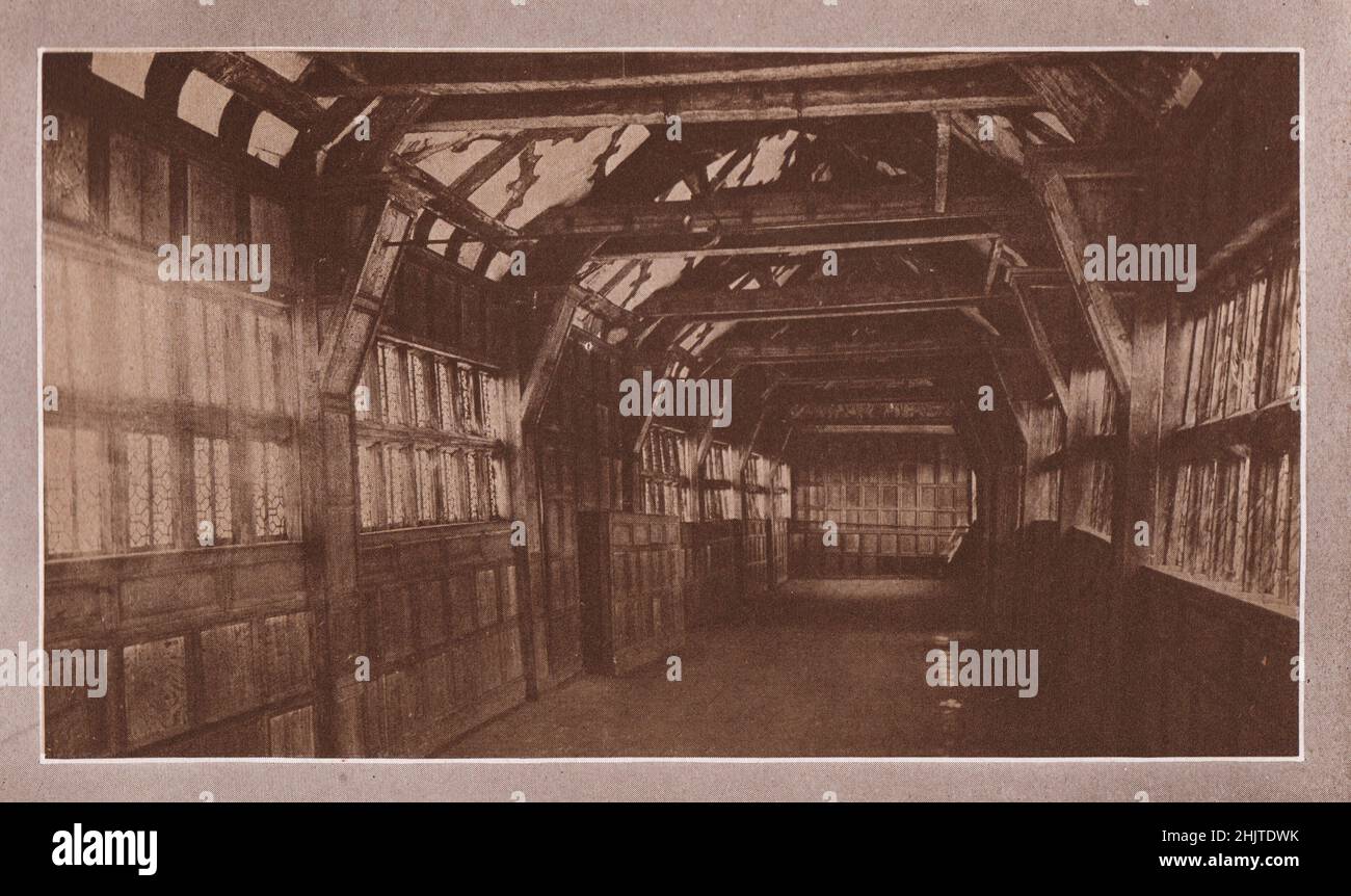 The Ball-Room, Moreton Hall. Cheshire (1913 Stock Photo - Alamy