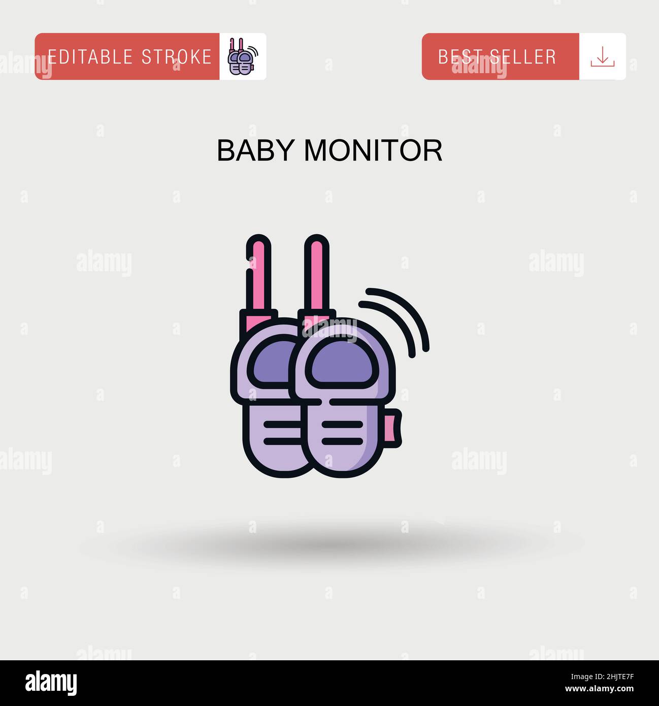 Child monitor Stock Vector Images - Alamy