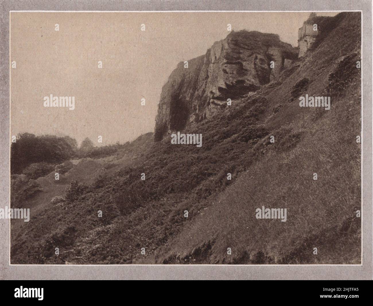 The Giant Rock, Watcombe. Devonshire (1913 Stock Photo - Alamy