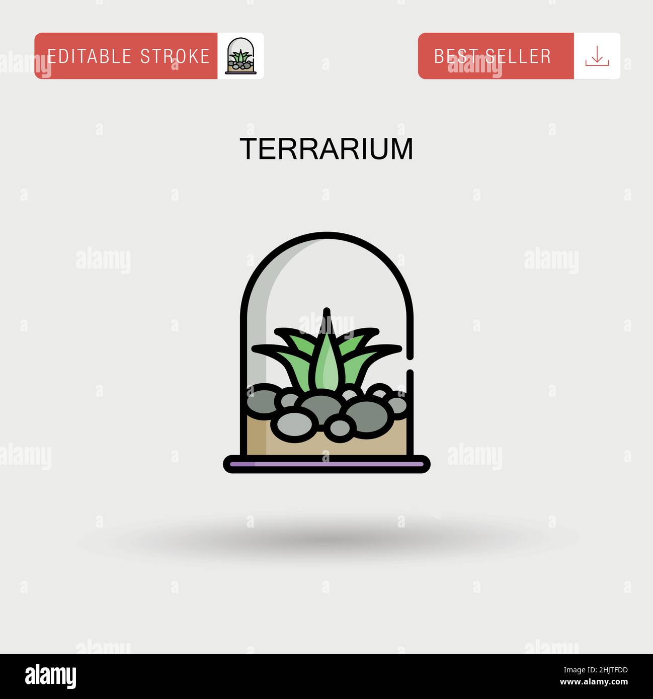 Terrarium Stock Vector Images - Alamy
