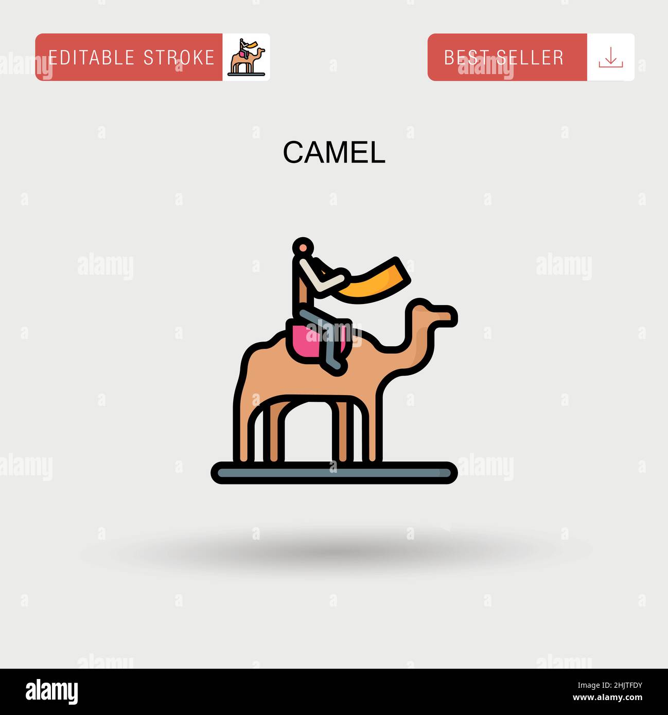 Camel egypt farm Stock Vector Images - Alamy