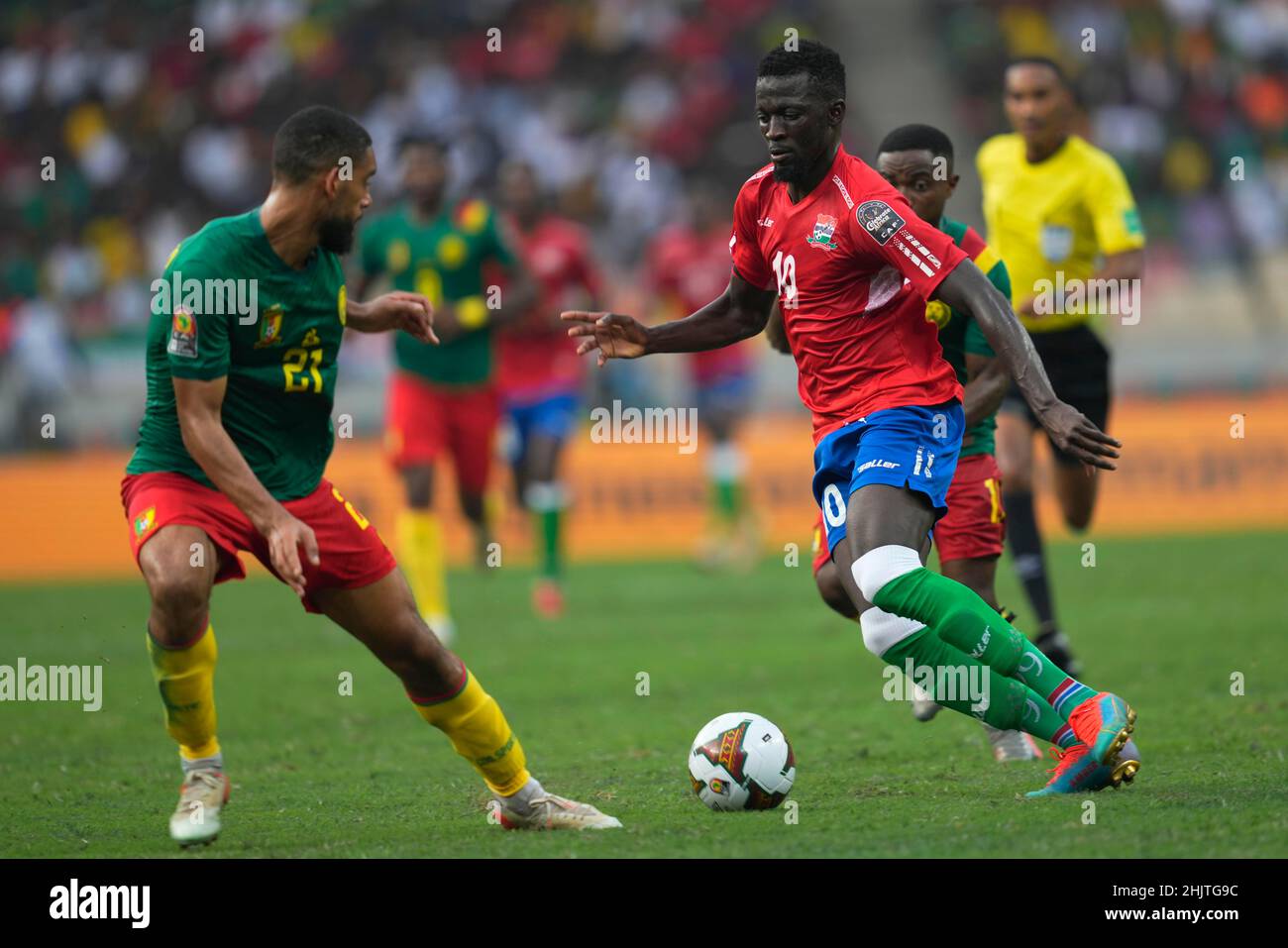 Douala, Cameroon, January, 29, 2022: Musa Barrow of Gambia during ...