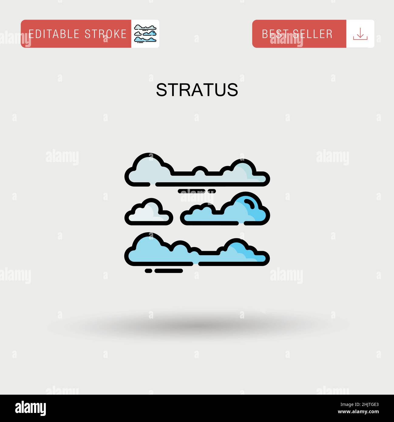 Stratus cirrus Stock Vector Images - Alamy