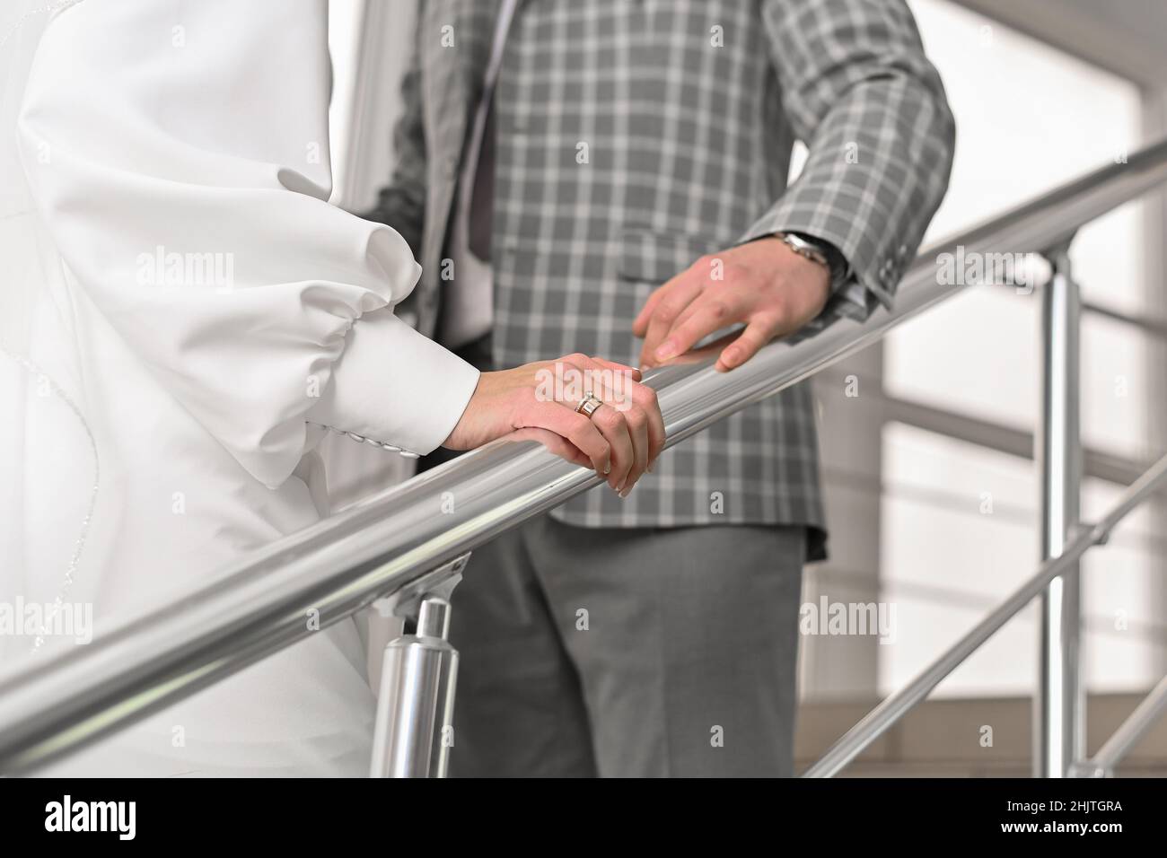 Hand railing hi-res stock photography and images - Alamy