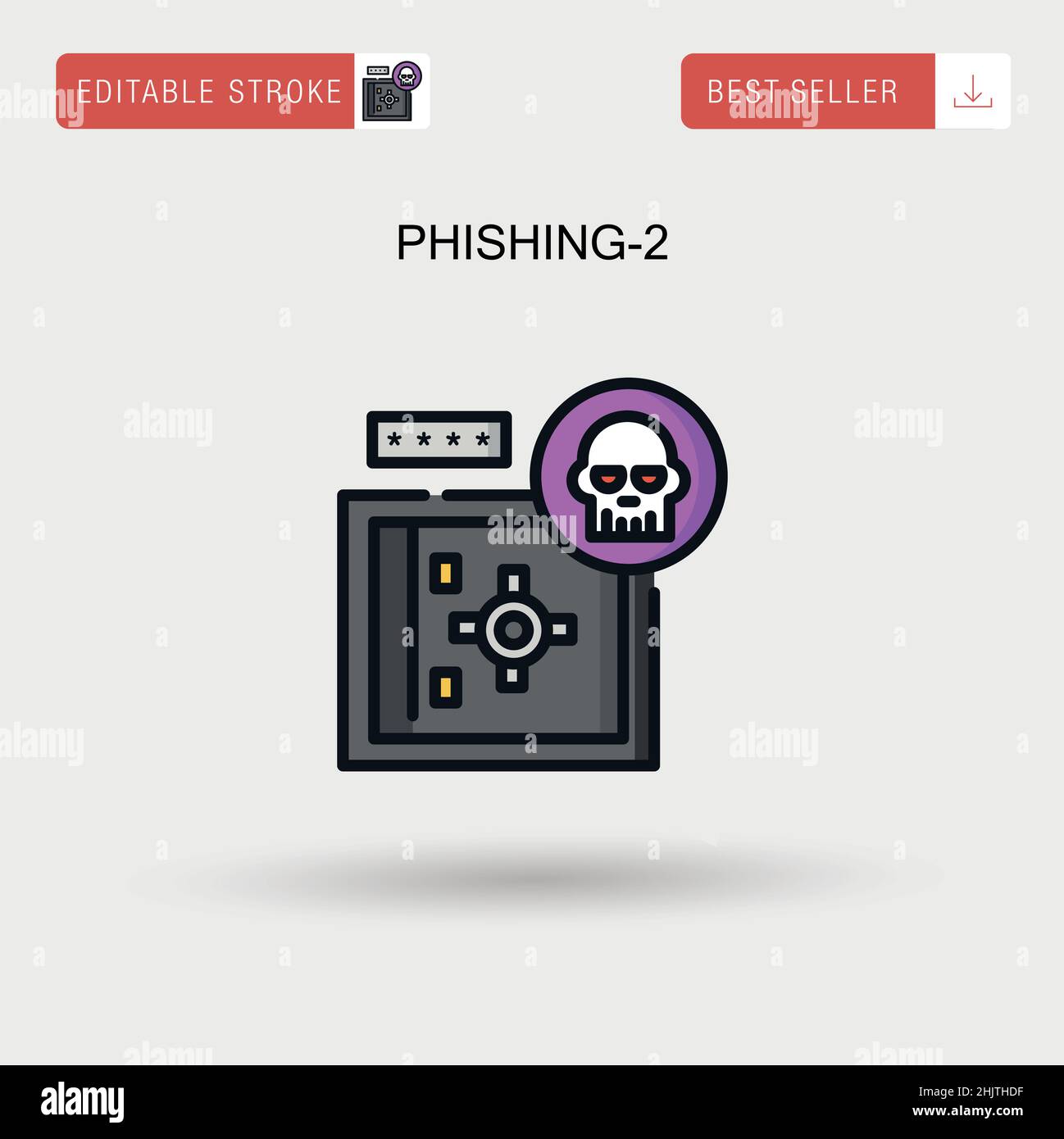 Phishing-2 Simple vector icon Stock Vector Image & Art - Alamy