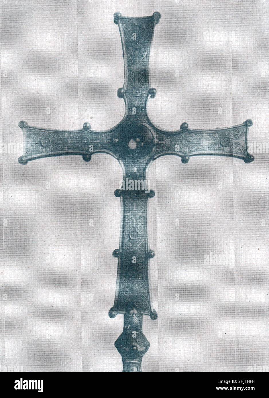 Cross of Cong, National Museum, Dublin. County Dublin (1913 Stock Photo ...