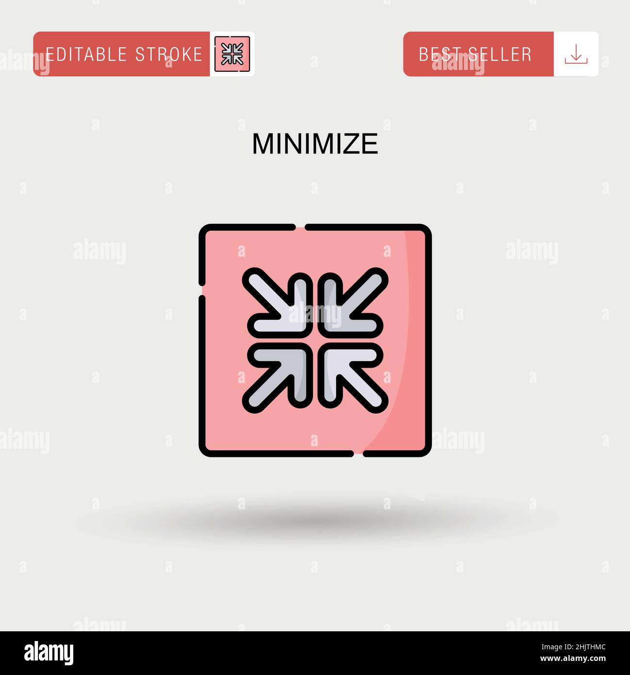 Minimize icon hi-res stock photography and images - Alamy