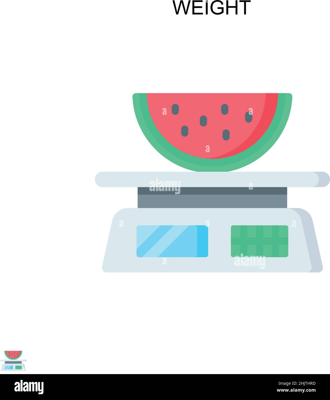 Weight Simple Vector Icon Illustration Symbol Design Template For Web Mobile Ui Element Stock