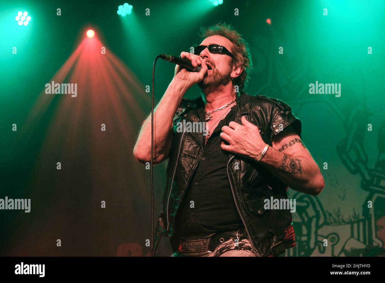 Southampton, UK. 29th Jan, 2022. Frontman and lead singer Nick Culmer ...