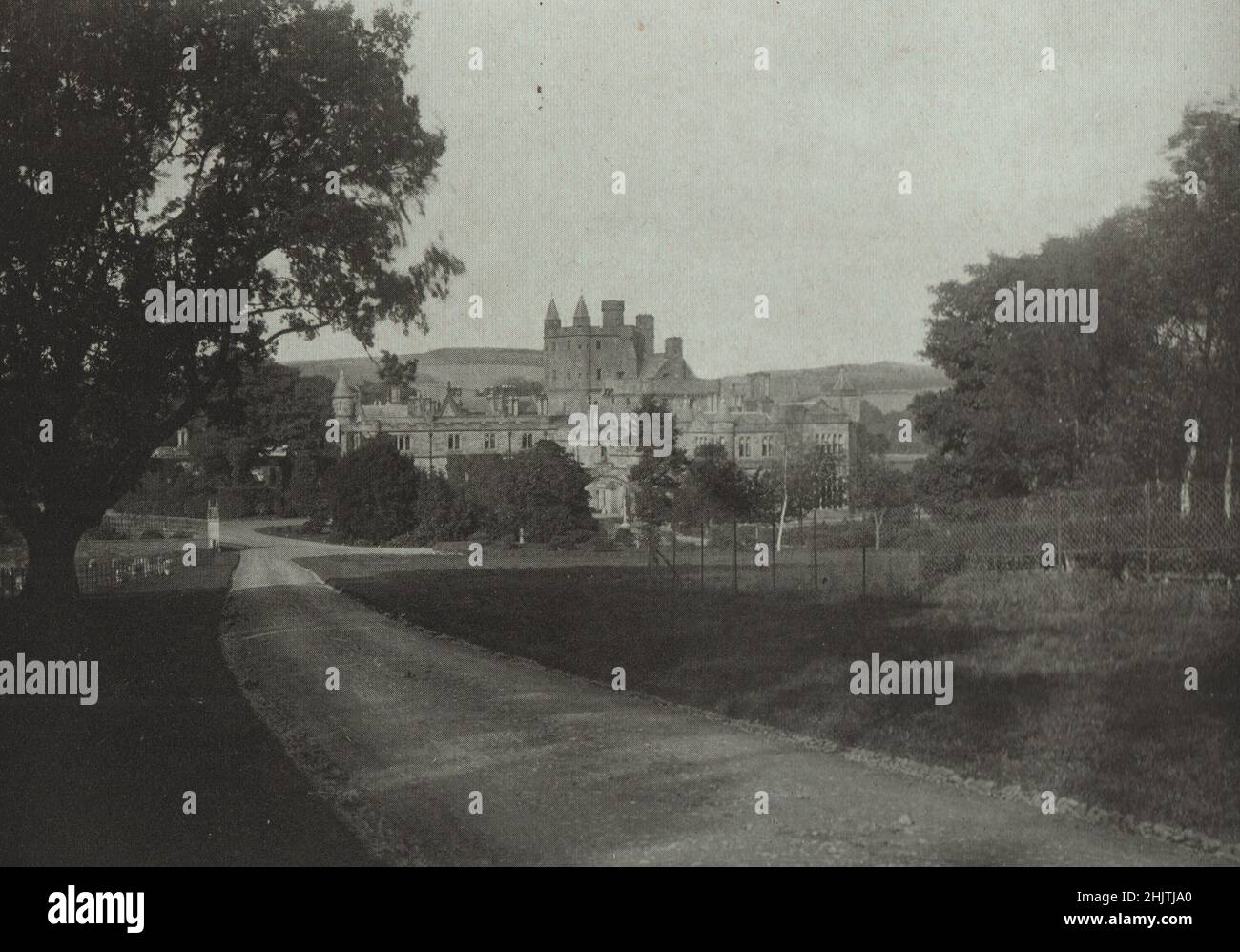 Hoddom Castle, Lockerbie. Dumfries (1913 Stock Photo - Alamy