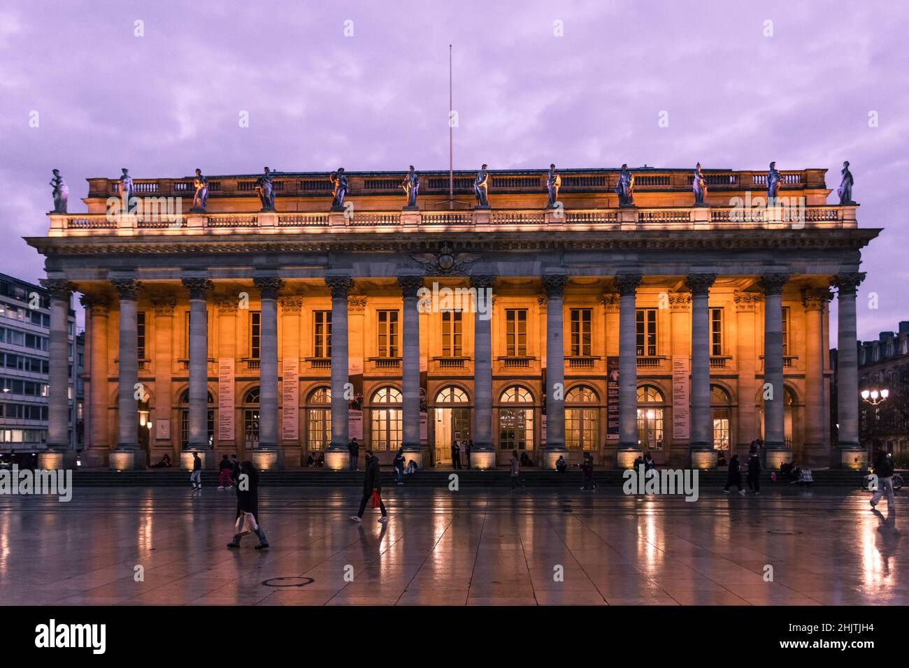 The Grand theatre de Bordeaux is an opera house in Bordeaux, France ...