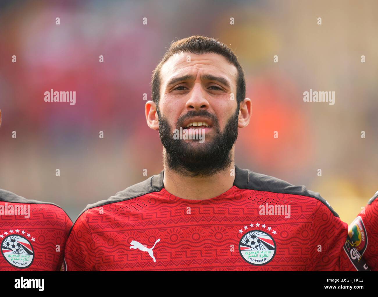 Yaounde, Cameroon, January, 30, 2022: Omar Kamal of Egypt during ...