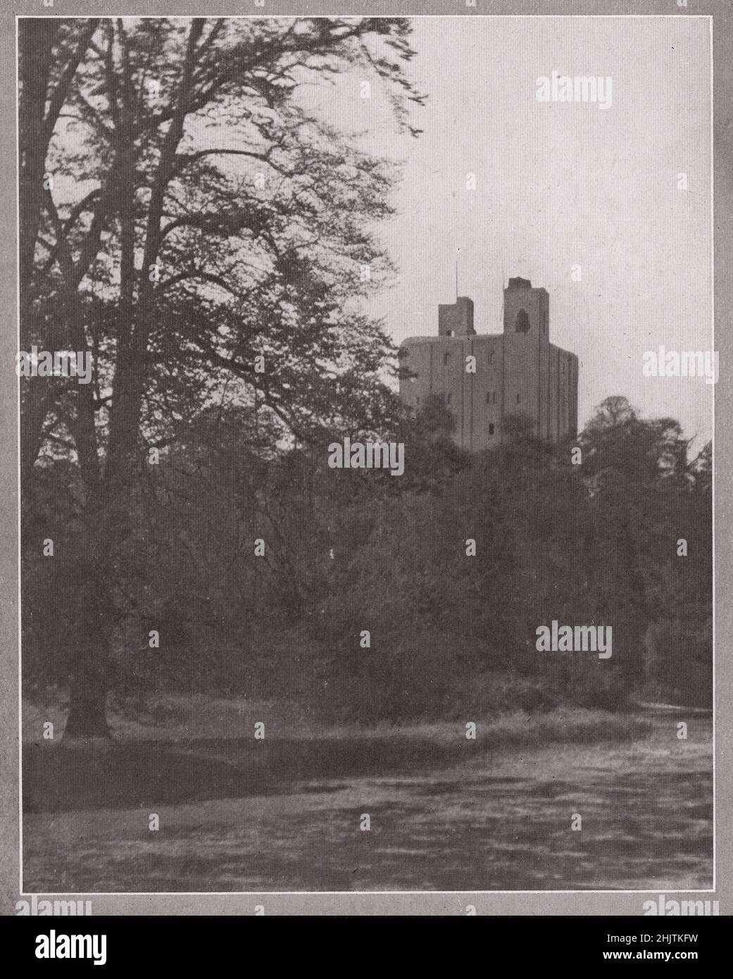 Hedingham Castle : The Keep. Essex (1913 Stock Photo - Alamy