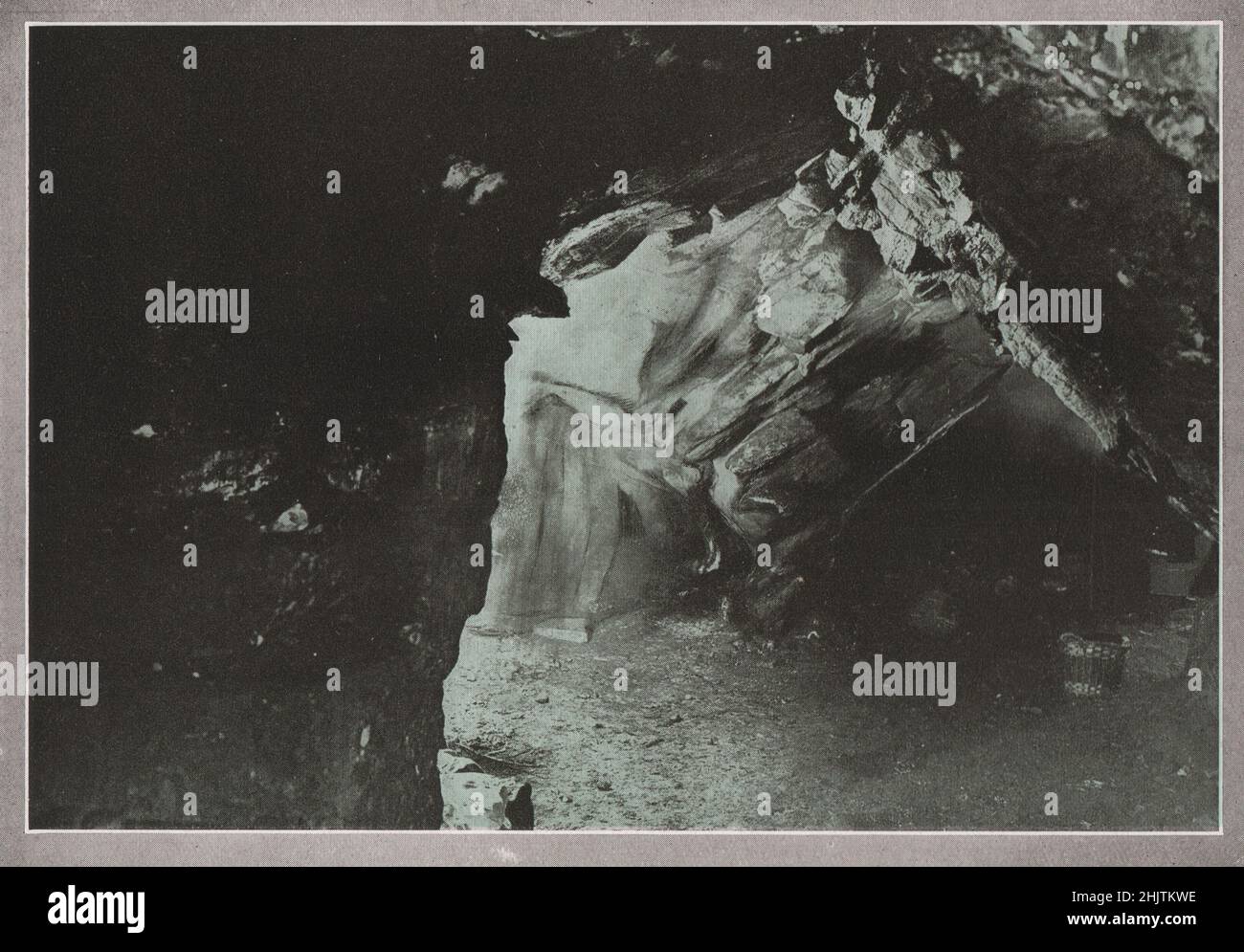 St. Fillan's Cave, Pittenweem. Fifeshire (1913 Stock Photo - Alamy