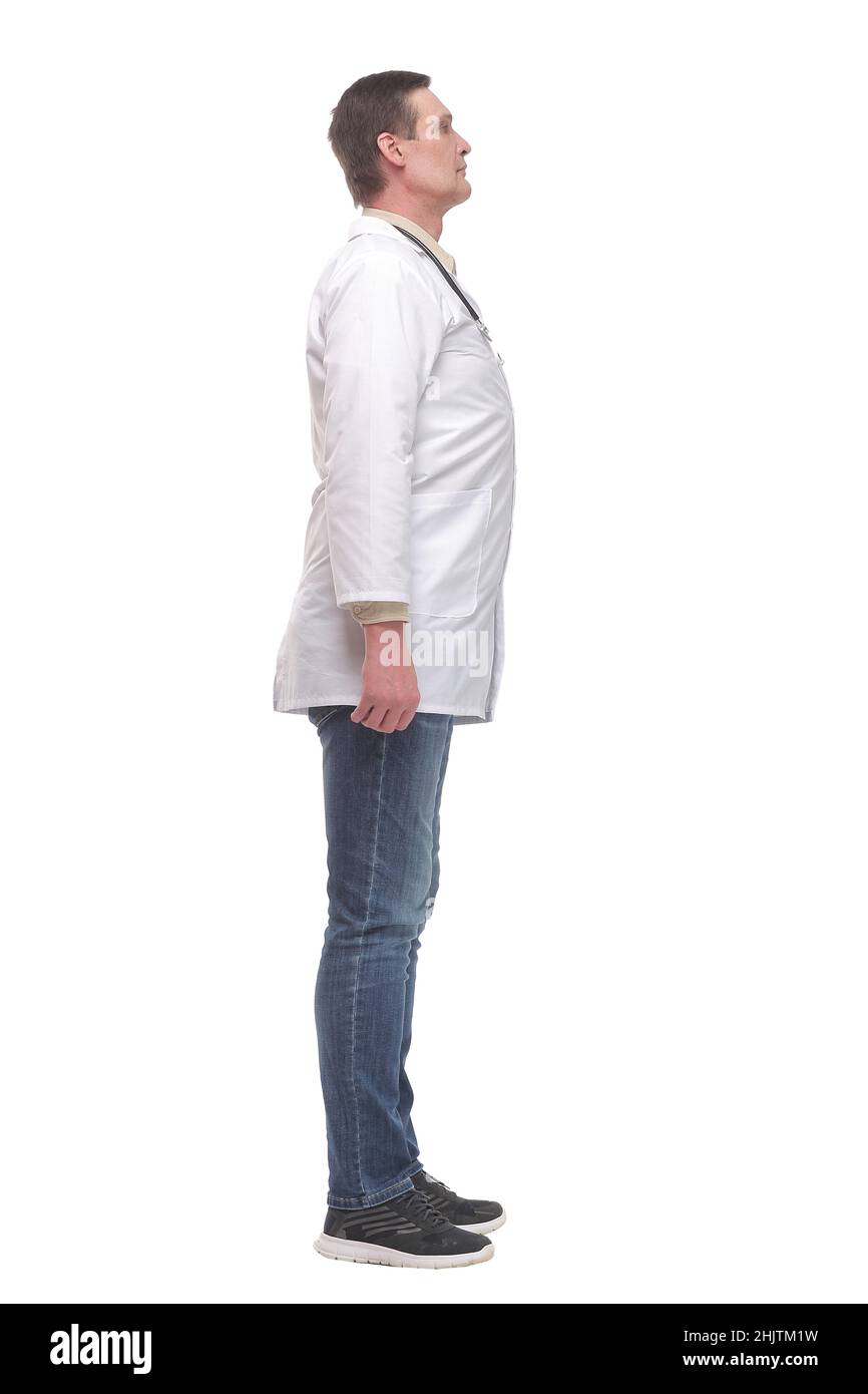 Doctor portrait fullbody Cut Out Stock Images & Pictures - Alamy