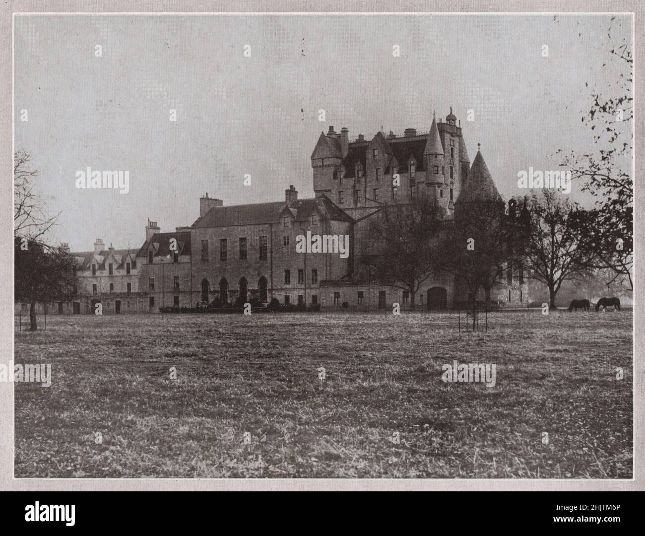 Glamis Castle. Forfarshire (1913 Stock Photo - Alamy