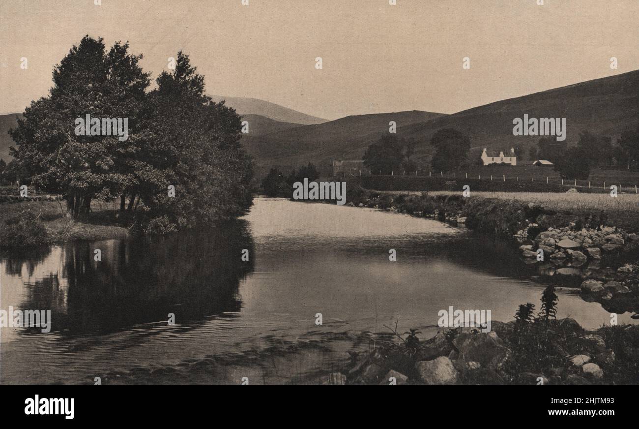 The Isla, West Mill : Glen Isla. Forfarshire (1913 Stock Photo - Alamy