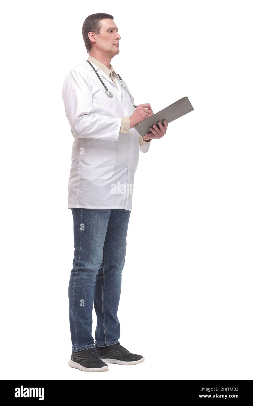 Doctor writing chart report hi-res stock photography and images - Alamy