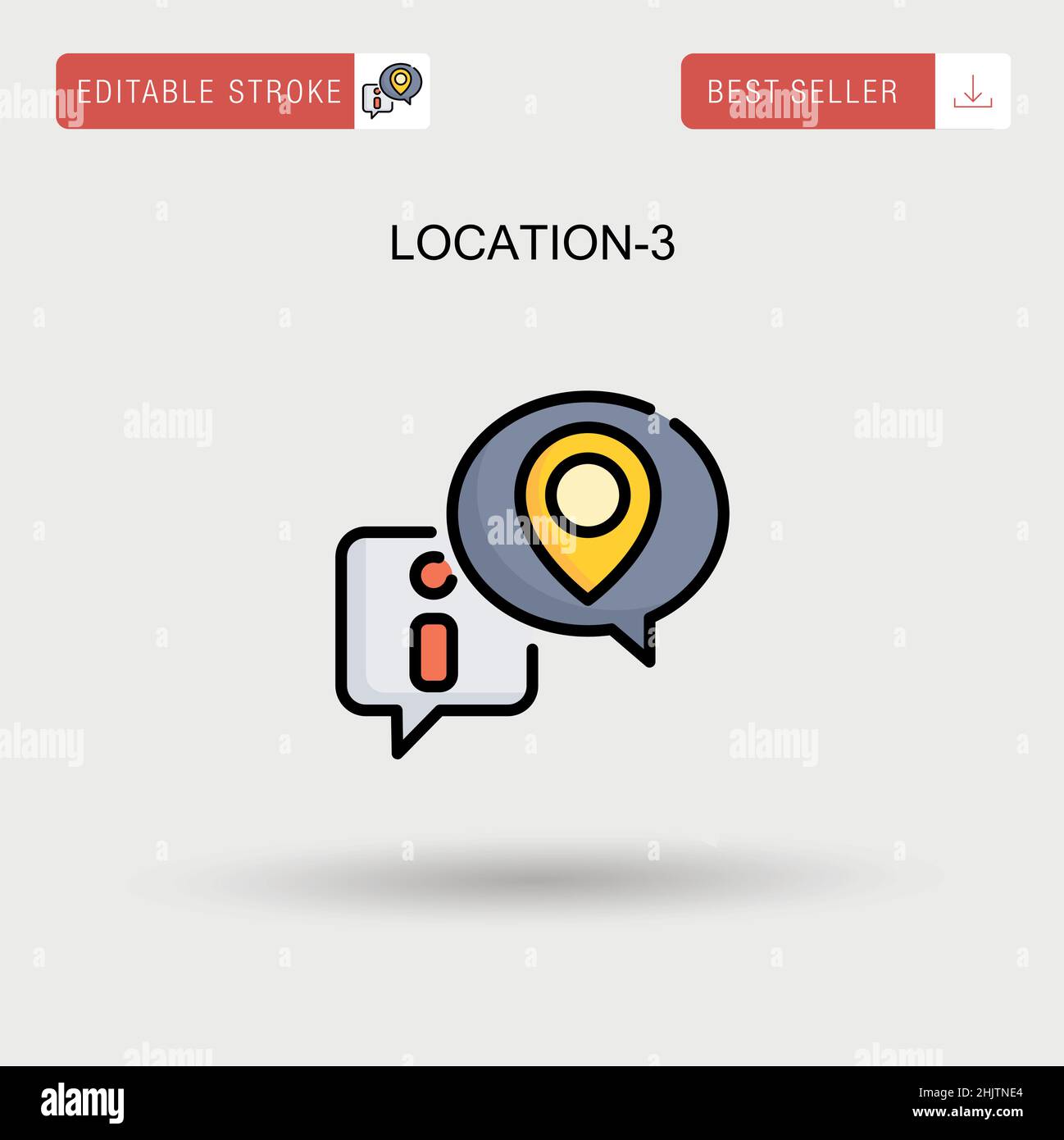 3d illustration local search Stock Vector Images - Alamy