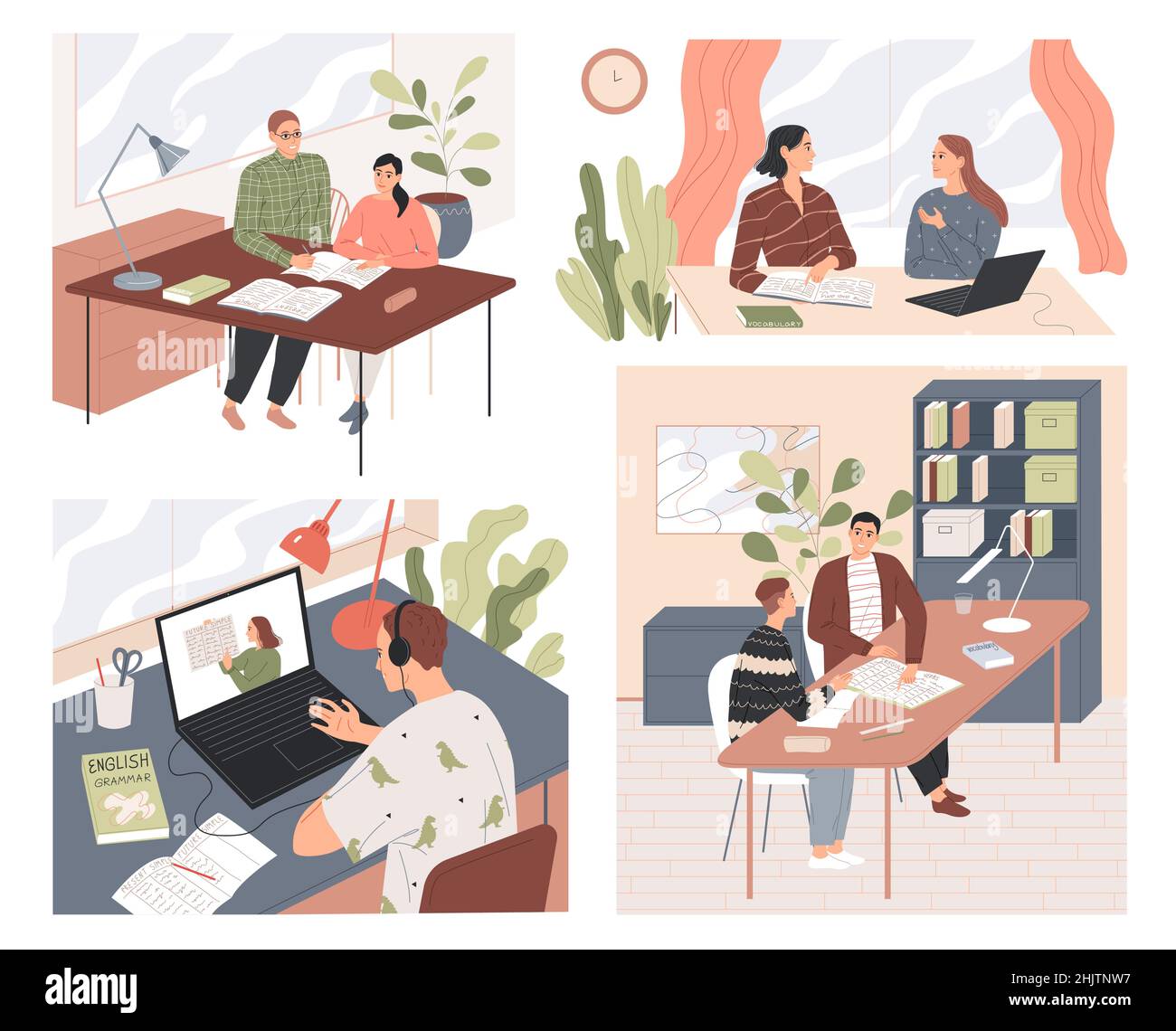 All male class students Cut Out Stock Images & Pictures - Alamy