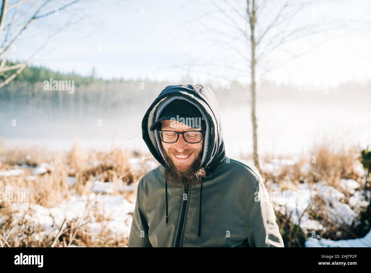Closeup cropped portrait smiling hi-res stock photography and images ...